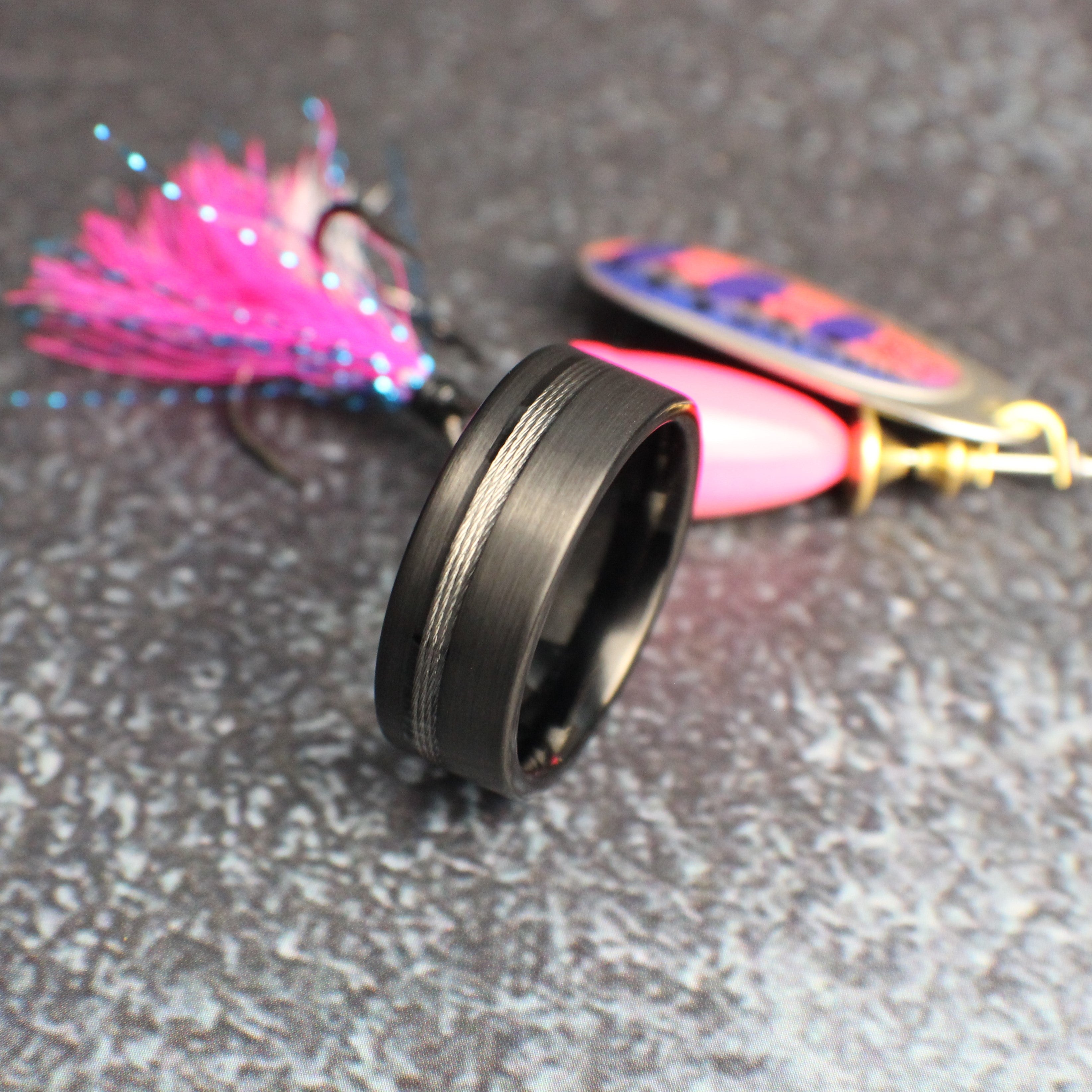 Fishing Line Wedding Ring – GoodRings