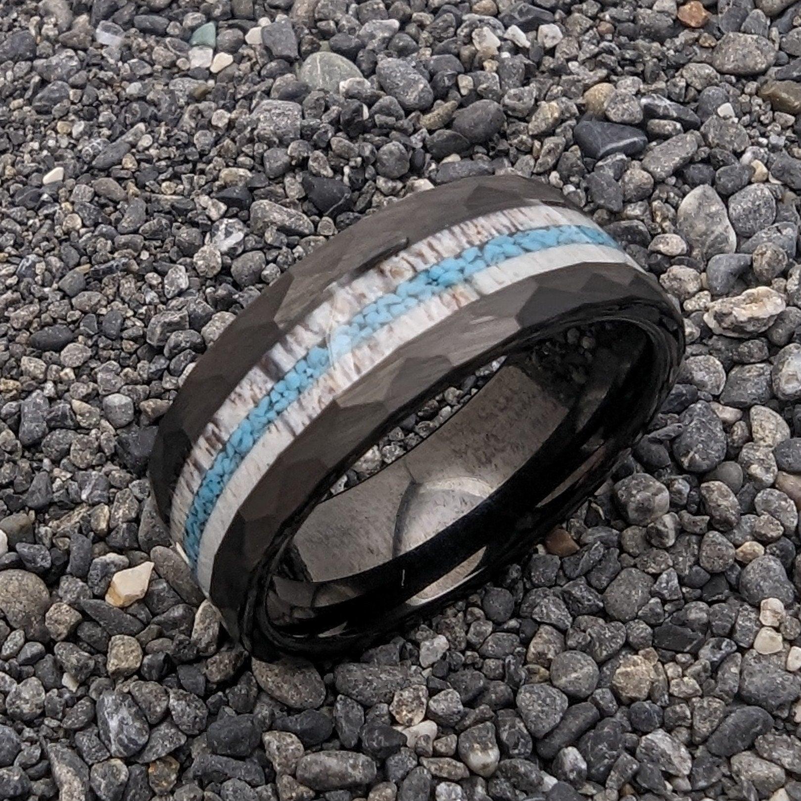 The Grand Teton - Men's Antler Ring – GoodRings